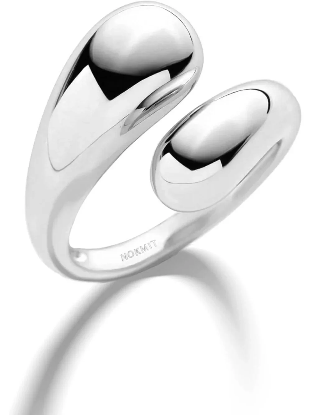 Jewelry | Chunky Gold Rings For Women Adjustable Open Teardrop Wrap ...